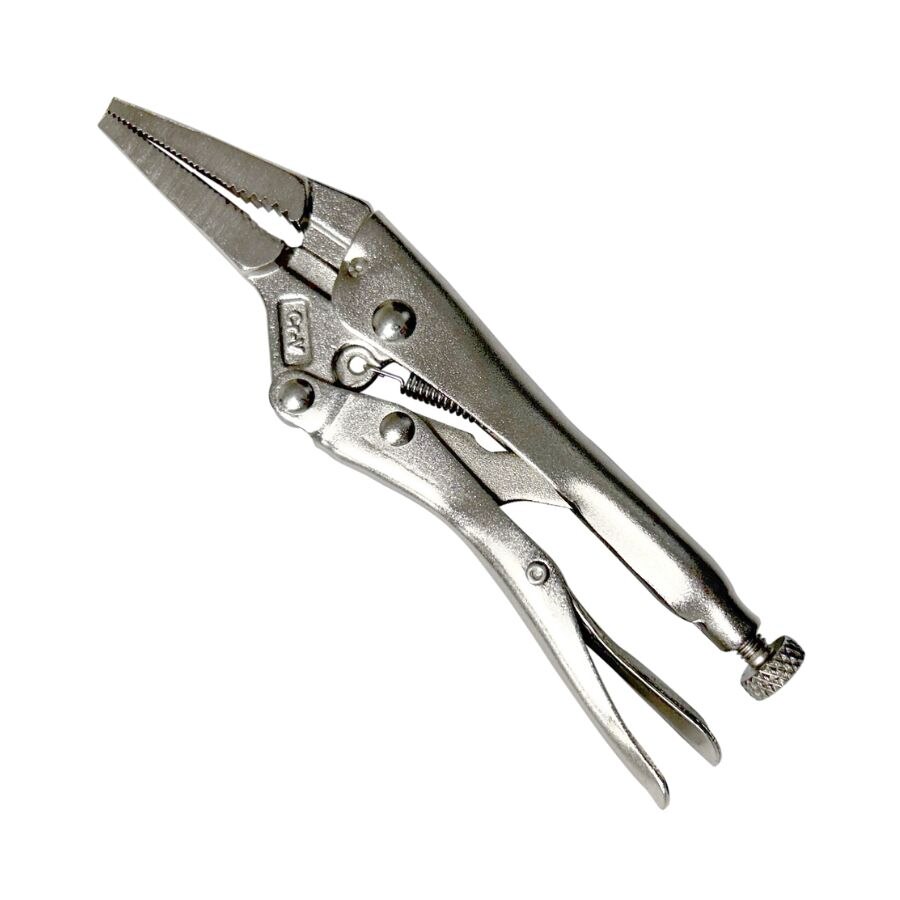GRIP STAR Locking Plier 6" Long nose with cutter