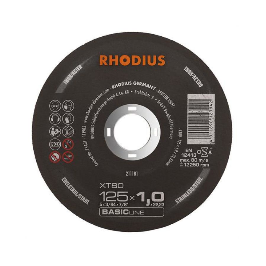 RHODIUS XT80 - BASIC CUTTING DISC